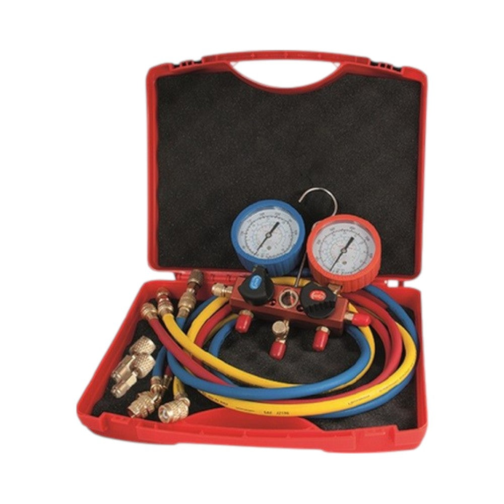 ROTHENBERGER csaptelep ECO R22/R134A/R404A/R410A 80mm. manométer besza ...